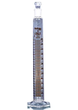 ReliGlas Cylinder H Base Stoppered Class A-100ml : Amazon.in ...