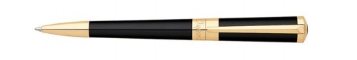 S.T. Dupont Ball Point Pen - Black Lacquer & Gold : Amazon.in: Office ...