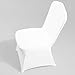 IVhomeshop 100 White Lycra Spandex Stretch Chair Covers Wedding ...