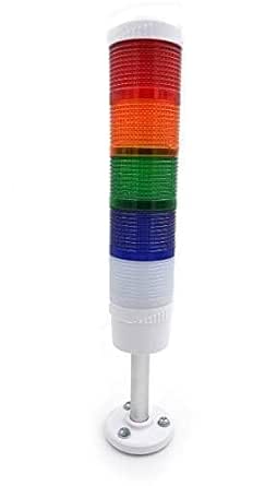 Litost® 5 Layer LED Stack Light Signal Tower Light with Buzzer 220 Volt ...