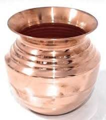 Amazon.com: Tambe Ka Lota |Diwali Pooja Kalash| Pure Copper Ashta ...