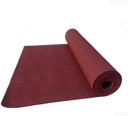 Buy A. S. GROUP.Yoga and Exercise mat of 10mm (Maroon) Yoga Mat with ...