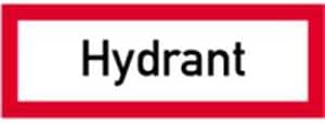 Schild Hinweisschild: Hydrant Alu 10,5 x 29,7cm : Amazon.de: Baumarkt
