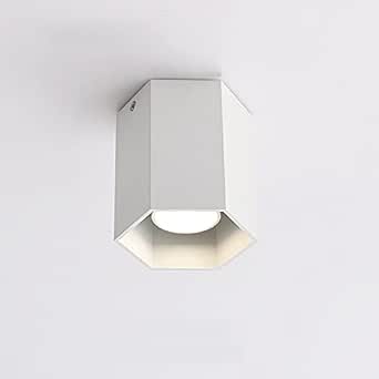 5W Hexagonal Spotlight, LED Surface Mounted Downlight Ceiling Light ...