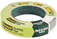 3M 2060-24A 1" Scotch Painters' Masking Tape For Hard-To-Stick Surfaces ...