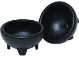 Amazon.com | Salsa Container Mexican 1Molcajete Salsa Bowls, Black, Set ...