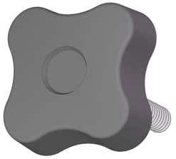 Amazon.com: Soft Four Lobe Knob 5/8 1/4-20 1 3/8 In : Industrial ...