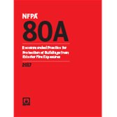 NFPA 80A 2017 ed. Protection of Buildings from Exterior Fire Expos ...