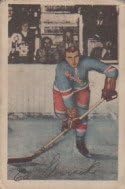 1952 Parkhurst Regular (Hockey) Card# 19 Ed Slowinski of the New York ...
