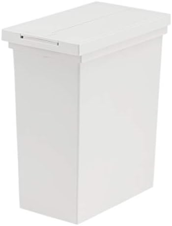 Amazon｜[ケユカ] KEYUCA 両開きダストボックス SS（3.6L）ホワイト ゴミ箱 袋が見えない 省スペース シンク下ふた付き ペダル式｜フタ付きゴミ箱 オンライン通販