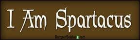 Amazon.com - I Am Spartacus - funny stickers (Small 5 x 1.4 in ...