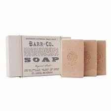 Amazon.com : Barr Co 3 Piece Soap Gift Set 6 oz Bars : Body Scrubs ...