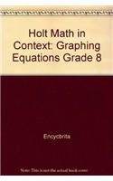 Amazon | Math in Context Graphing Equations Grade 8: Holt Math in ...
