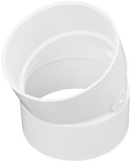 Amazon.com: NDS 6P04 PVC 22.5-Degree Elbow, 6-Inch, for Hub X Hub ...