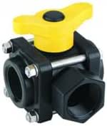 Amazon.com: 2" FPT ARAG Polypro 3 Way Valve Female Pipe Thread : Patio ...