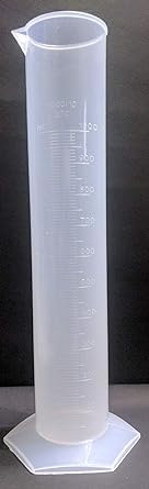 Buy Polypropylene Plastic Measuring Cylinder Transparent Graduated ...