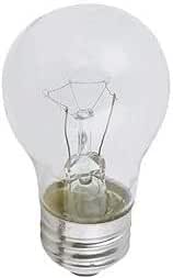 Circle A15 Clear Incandescent Appliance Light Bulb, 60W, 550 Lumens, Up ...