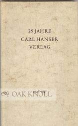 25 JAHRE CARL HANSER VERLAG: Amazon.com: Books