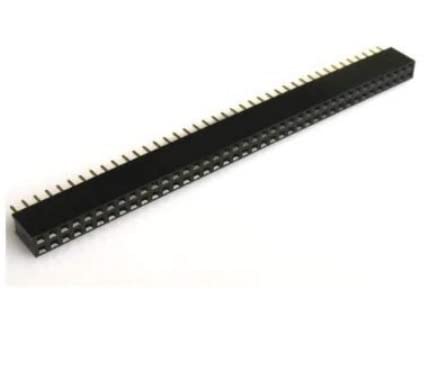 3pcs Female Header 80 pin straight Double Row Pitch 2.54mm 2×40 berg ...