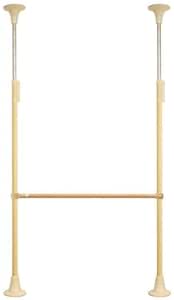 Amazon | DIPPERホクメイ ベスポジBPZ 丸ベース レギュラーH型 伸縮 固定1200-1500 セット BPZ-H2500-12 | 手すり