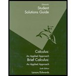 Calculus: An Applied Approach - Student Solutions Guide (Paperback ...