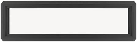 Shed Windows and More Double Pane Black Vinyl Transom 48" x 12" Low-E ...