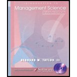 Introduction to Management Science - Textbook Only: Bernard W. Taylor ...