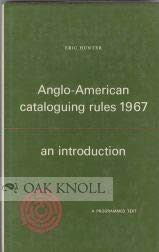 ANGLO-AMERICAN CATALOGUING RULES 1967, AN INTRODUCTION | Amazon.com.br