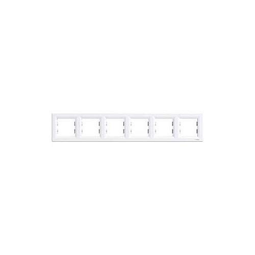 Schneider Electric Asfora 6 Piece Horizontal Frame, White – BigaMart