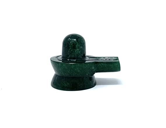 Putukua Green Aventurine Shiva Lingam | Emerald Shivling for Home Puja ...