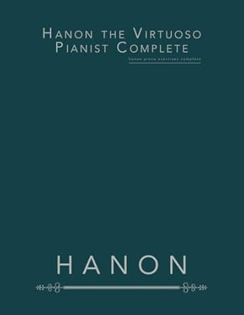 Amazon | Hanon the Virtuoso Pianist Complete: Hanon Piano Exercises Complete | Hanon, Mintaka ...