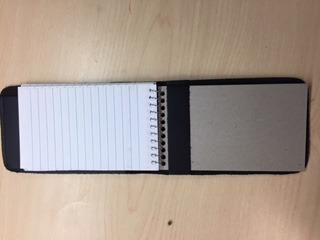 Amazon.com : HWC LEATHER POCKET 3X5 MEMO BOOK COVER NOTE PAD HOLDER ...