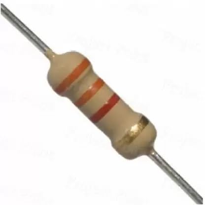 OCTAVA 100 PCS 3.3K OHM 0.25W CARBON FILM RESISTOR 1/4W 3K3 Fixed ...