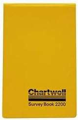 Exacompta - Ref 2426Z - Chartwell Casebound Level Survey Book - 192 x ...