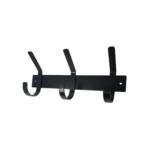Amazon.com: Wall Mounted Hook Rack, Premium Quality Coat Rack Rail ...