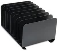 Amazon.com: ** Desktop Vertical Organizer, Eight Sections, Steel, 15 x ...