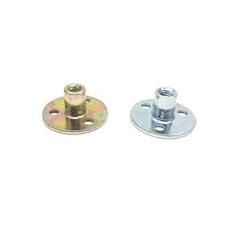 2pcs Three Holes Locking Flange Nut M6 M8 M10 M12 Iron Metal Thread Flange Coupling Galvanized ...