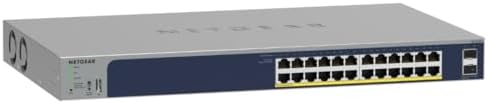 NETGEAR PoE Switch 24 Port , Gigabit PoE+ Smart Managed Switch 19 Zoll ...