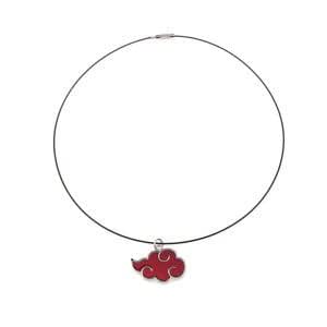 Buy NARUTO SHIPPUDEN Akatsuki Red Cloud Charm Pendant Necklace Unisex ...