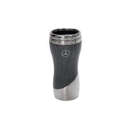 Mercedes Benz Double Wall Stainless Steel and Wood Grain Tumbler Coffee ...