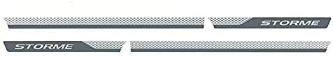 Quara Automaze Car Side Decal Full Body Sticker Graphics, Color Grey ...