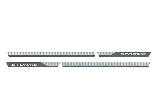 Quara Automaze Car Side Decal Full Body Sticker Graphics, Color Grey ...