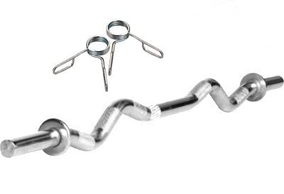 Buy SAFELINE® Weight Lifting Rod, Chrome Plated Steel Gym Rod, Plain ...