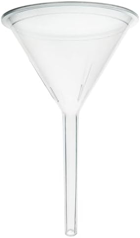 ECNEICS Polypropylene Analytic Funnel With Long Stem for Laboratory ...