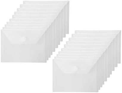 YOAVIP 4x6 Clear Plastic File Folders Stickers Cards Receipt Storage ...