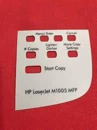 HipponixTech Display Control Panel Sticker Hp 1005 Printers : Amazon.in ...