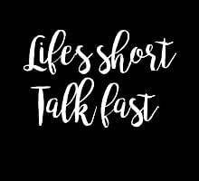Amazon.com - Gilmore Girls Life's Short Talk Fast Decal Vinyl Sticker ...