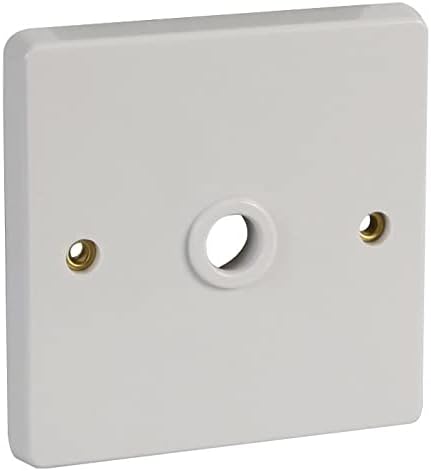 CRABTREE 4075 Flex Outlet Plate 1 Gang Cable Clamp 20A White : Amazon ...