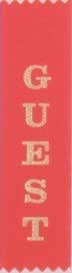 Amazon.com : Guest Ribbon, Award Ribbon, Red, pack of 25 : Office Products