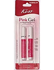 Amazon.com: Kiss Pink Gel Nail Glue w/ 2 Pipettes (1 Pack) : Beauty ...